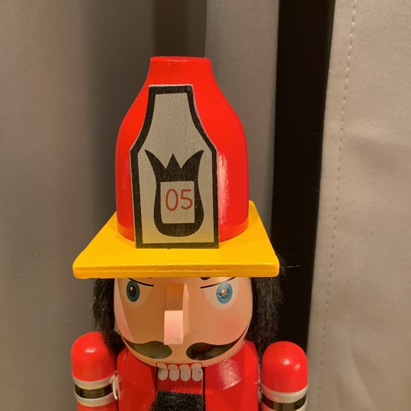 Holiday | Fire Fighter Nutcracker With Nice Detail | Poshmark